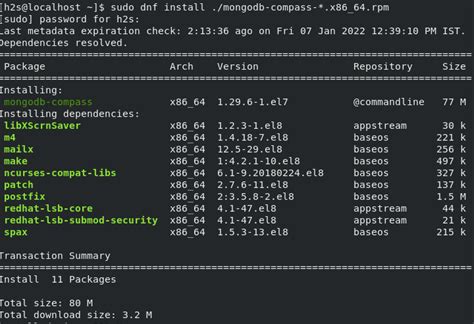Install Mongodb Compass Gui On Almalinux Or Rocky Linux 8