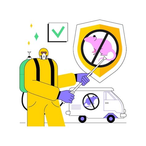 Ilustración de vector de concepto abstracto de servicio de control de