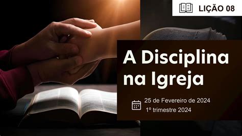 A DISCIPLINA NA IGREJA Freitas News