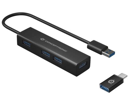 Conceptronic Usb Hub Hubbies06b 4 Port