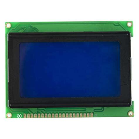 St7920 Stn Graphic Matrix Lcd Module 128x64 Parallel Spi Display Screen