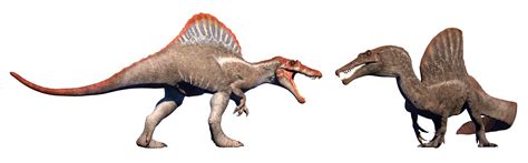 Prehistoric Planet Trex And Jurassic Park Spinosaurus Size Comparison
