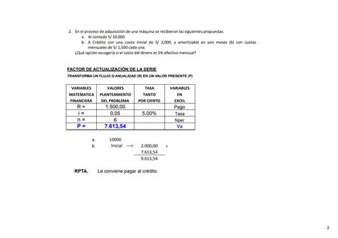 SOLUTION Ejercicios Formulas Clave De La Matem Tica Financiera Xlsx