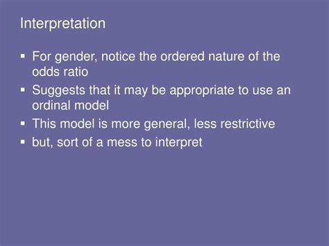 PPT Lecture 18 Ordinal And Polytomous Logistic Regression PowerPoint Presentation ID 466223