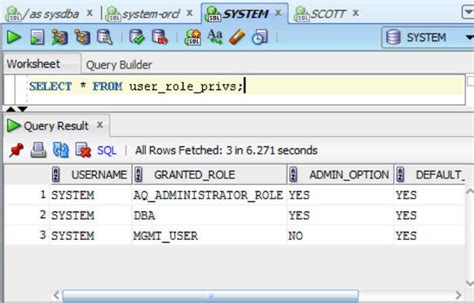Oracle Privileges