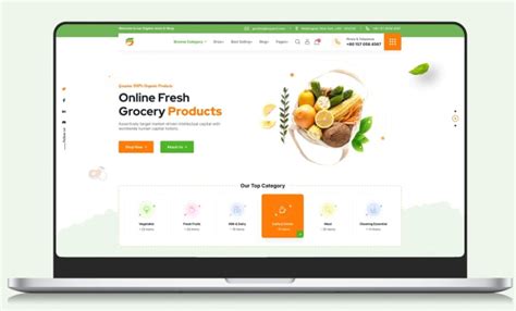 Develop Food And Grocery Ecommerce With Admin Dashboard By Prajwalk1731 Fiverr