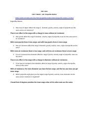 Unit 1 Week 1 Lab Projectile Motion Docx PHY 120 L Unit 1 Week 1 Lab Projectile Course Hero