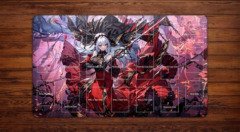 Yugioh Playmat Blazing Cartesia Virtuous Despia Branded Girl Etsy