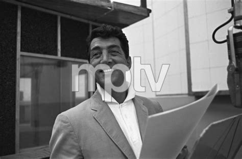 Dean Martin At A Recording Session1961© 1978 Sid Avery Image 0022
