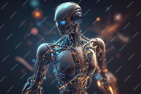 Premium Ai Image Ai Communication Network Artificial Intelligence Data Mining Deep Learning