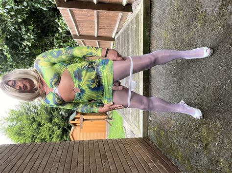 Amateur Crossdresser Kellycd2022 Sexy Milf White Pantyhose 36 Pics