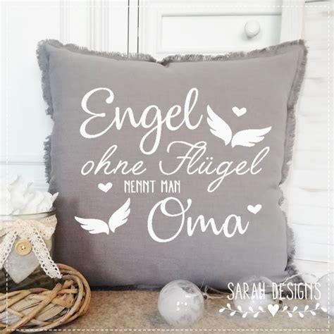 Plotterdatei Engel ohne Flügel nennt man Oma