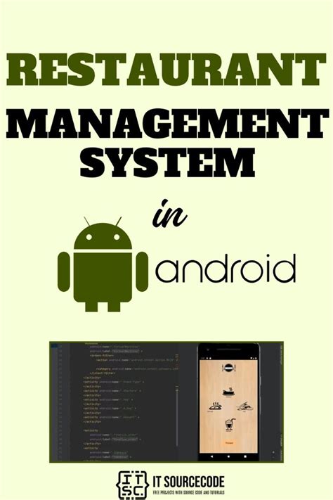Restaurant Management System Project In Android Source Code Coding