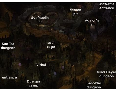 Baldurs Gate Ii Walkthrough The Underdark