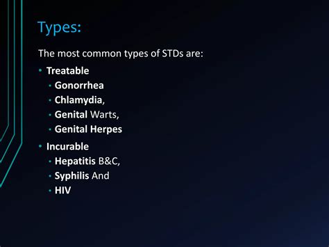 Sexually Transmitted Diseases Gonorrhea Ppt