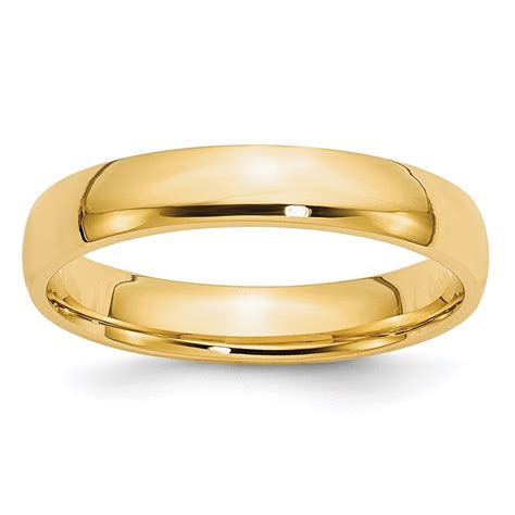 14ky 4mm Ltw Comfort Fit Band Size 115 Sunshine Jewelers
