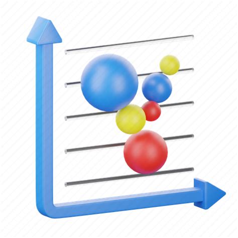 Bubble Chart Statistics Diagram Report Graph Business Icon