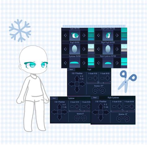 Gacha Eye Hack Thingy Club Design Character Design Vintage App