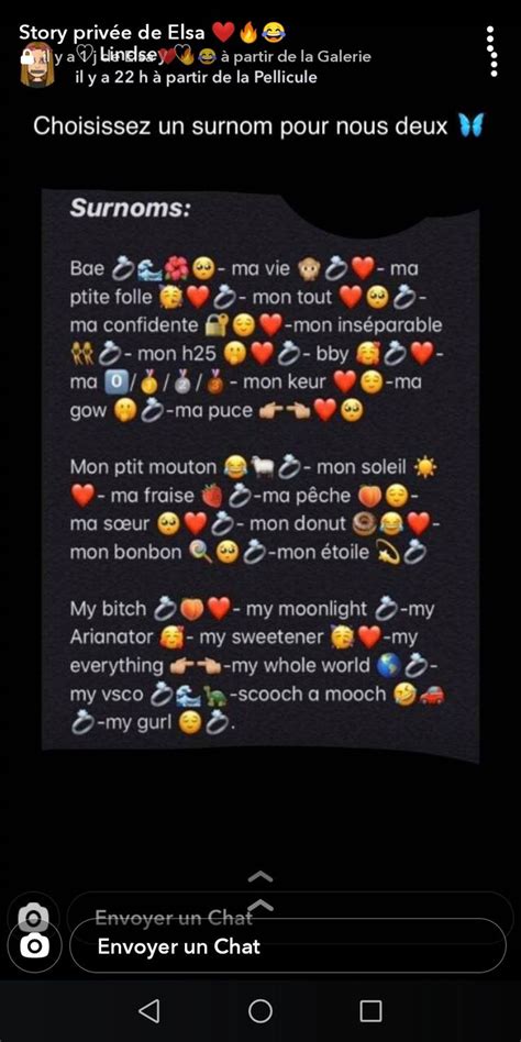 Idée de surnoms pour vos ami et vos proche sur mes réseaux Cute names