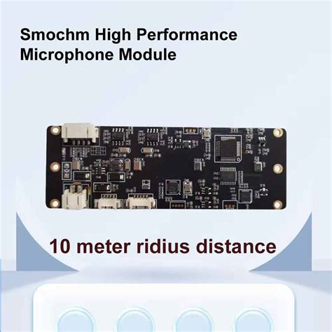 10 Meters High Performance Ai 4 Mic Microphone Array Module Motherboard Shiningintl