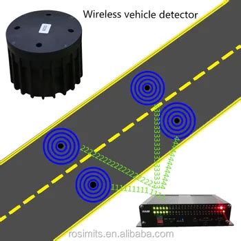 Wireless Vehicle Detector Traffic Magnetic Sensor For Traffic Automatic Access Control System