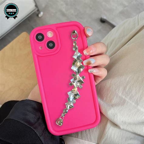 Jual Gc97 Case Casing Silikon Matte Rose Fuschia Diamond Handgrip