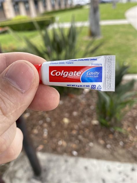 This Really Small Toothpaste R Mildlyinteresting