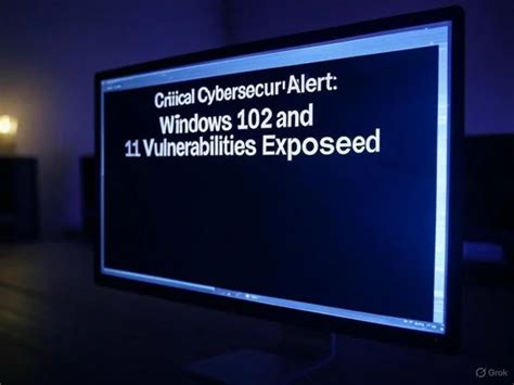 Critical Cybersecurity Alert Windows 10 And 11 Vulnerabilities Exposed Windows Forum