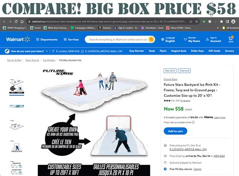 20 X 10 Backyard Ice Rink Kit