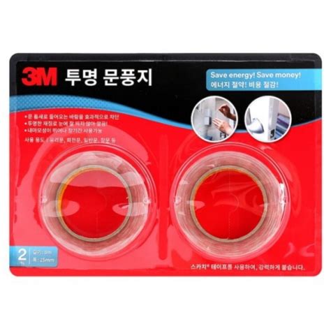 3m 스카치 투명 문풍지 2개입 25mmx8m 에누리 가격비교