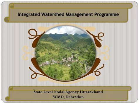 Ppt Integrated Watershed Management Programme Powerpoint Presentation Id444303