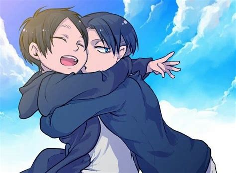 Two People Hugging Each Other In The Sky