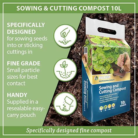 Seed Cutting Compost 10L Bag YouGarden