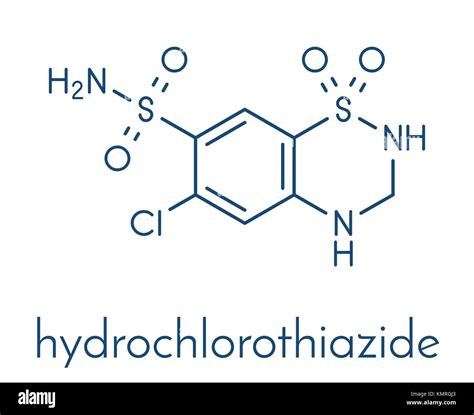 Hydrochlorothiazid Stock Vector Images Alamy