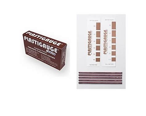 Strips Clevite Blue Plastigauge Bearing Clearance Model Namenumber