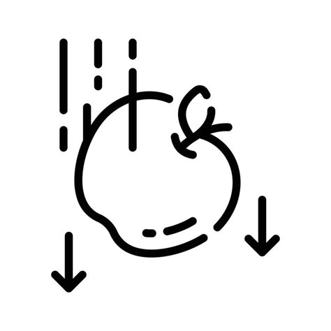 Get This Amazing Line Style Icon Of Gravity Force 60797172 Vector Art At Vecteezy