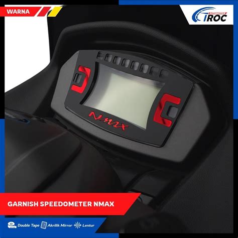 Jual Variasi Garnish Spedometer Nmax 2022 2023 Speedometer Nmax New Aksesori Speedometer Nmax