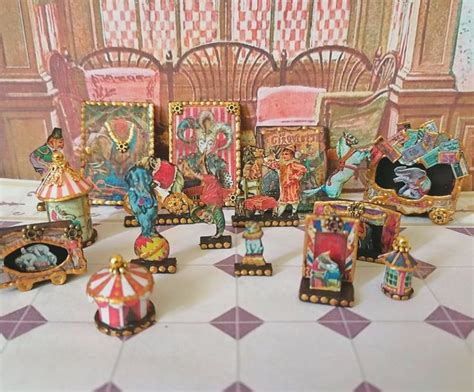 Miniature Circus Toy Sets