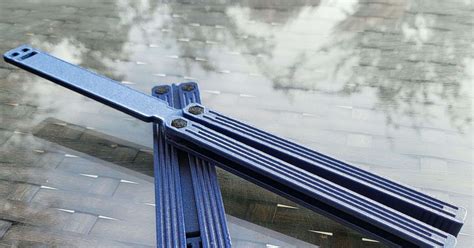 Flippy Friendly Butterfly Knife Balisong Trainer No Screws Needed By