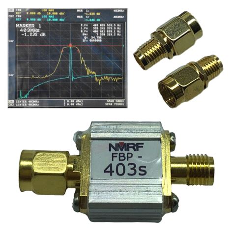67ja 403 Mhz Center Frequency Band Pass Filter 50 Ohms Impedance