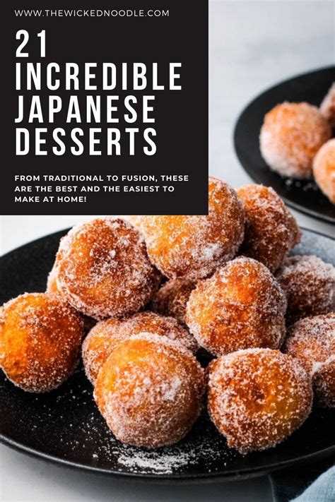 21 Incredible Japanese Desserts • The Wicked Noodle