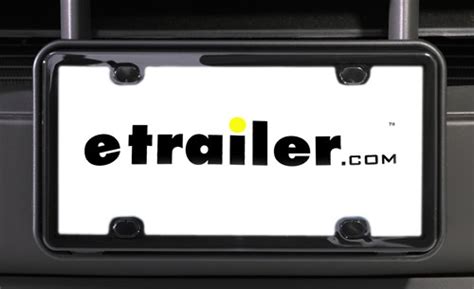 WeatherTech ClearCover License Plate Frame With Cover White