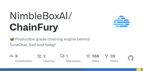 Github Nimbleboxaichainfury 🦋 Production Grade Chaining Engine