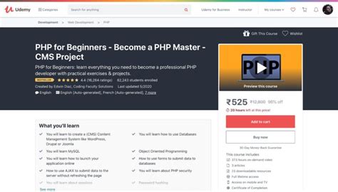 18 best php tutorials for beginners in 2024 free and paid