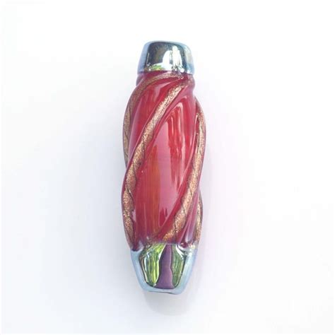 Red Lampwork Focal Beads Etsy