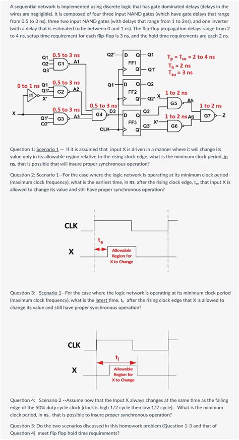A Sequential Network Is Implemented Using Discrete