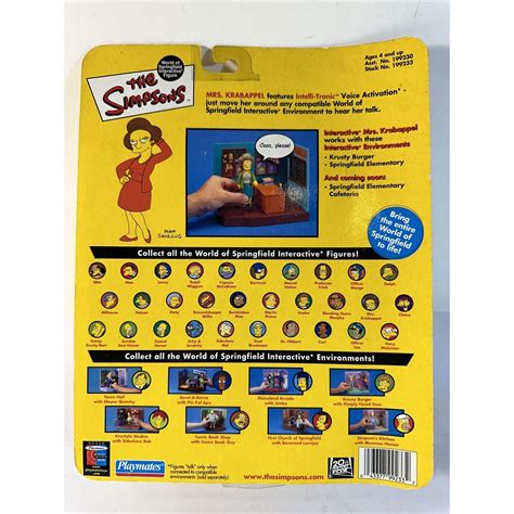 The Simpsons Edna Krabappel Series 7 World Of Springfield Action Figur