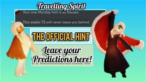 Official Travelling Spirit Hint Announced TS Hint Predictions