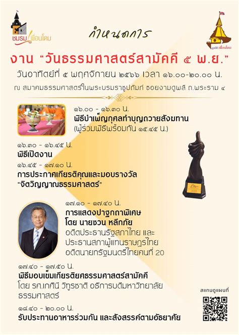 ในประเทศ มธ จัดงาน‘วันธรรมศาสตร์สามัคคี 5 พ ย ‘ชวนรับรางวัล‘จิต