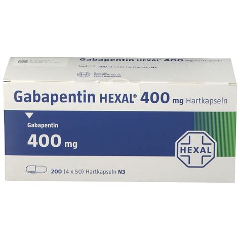 Gabapentin Hexal® 400 Mg 2x100 St Mit Dem E Rezept Kaufen Shop Apotheke